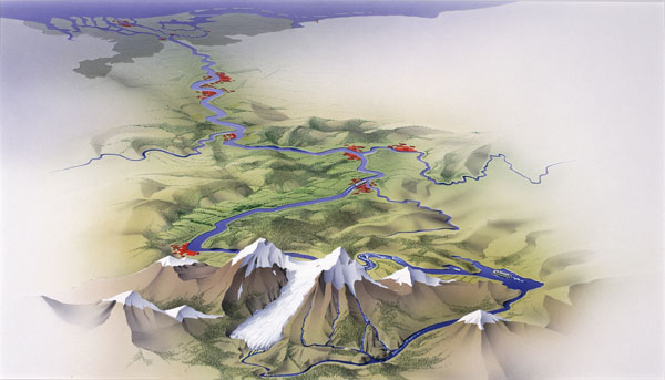 'ZIEN EN WETEN': RIJN; RIVIER IN WEST-EUROPA.