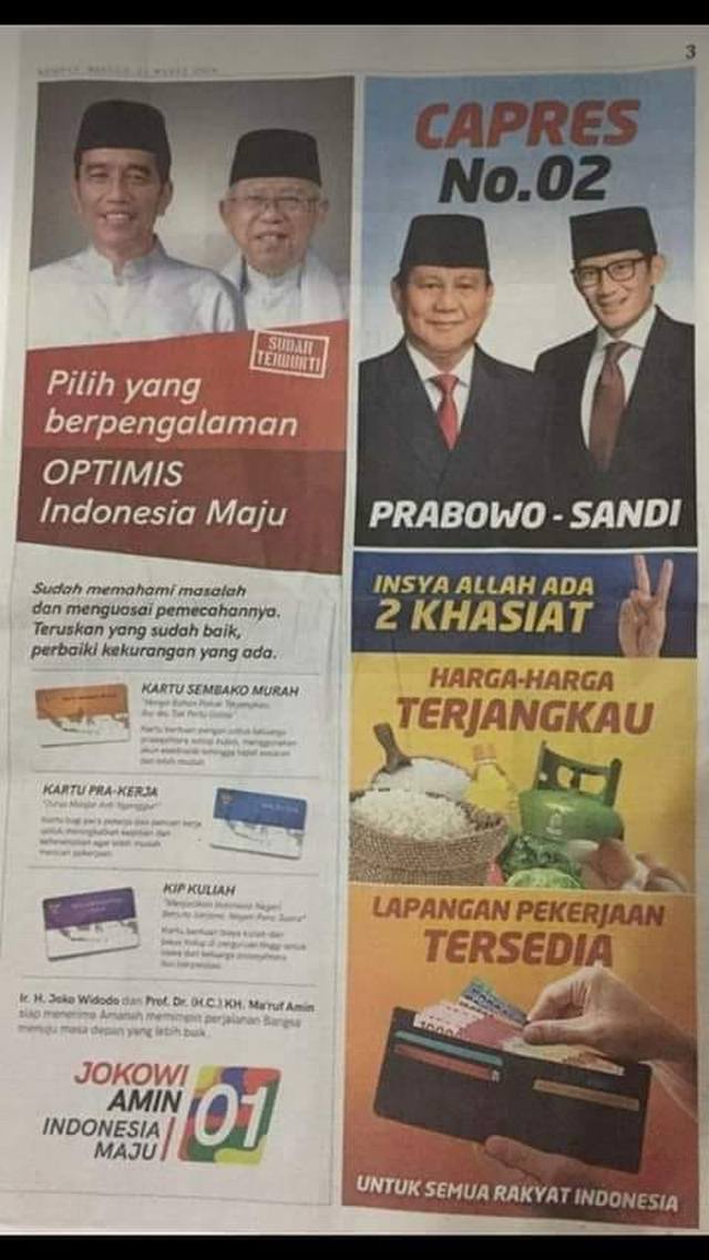 Pakar dan Praktisi Iklan: Iklan Prabowo Lebih Bagus Dibanding Jokowi ...
