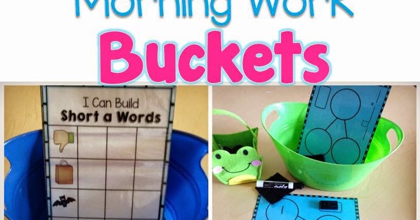 Kinder Tribe: Morning Work Buckets for Kindergarten and 1st Grade