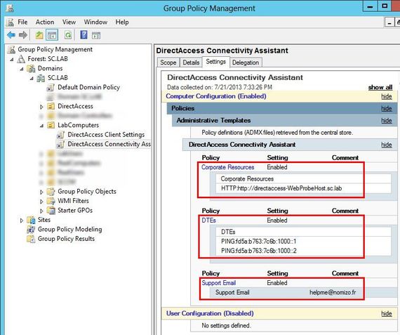 Nomizo: [DirectAccess] Part 6: Configuring DirectAccess for Windows 7