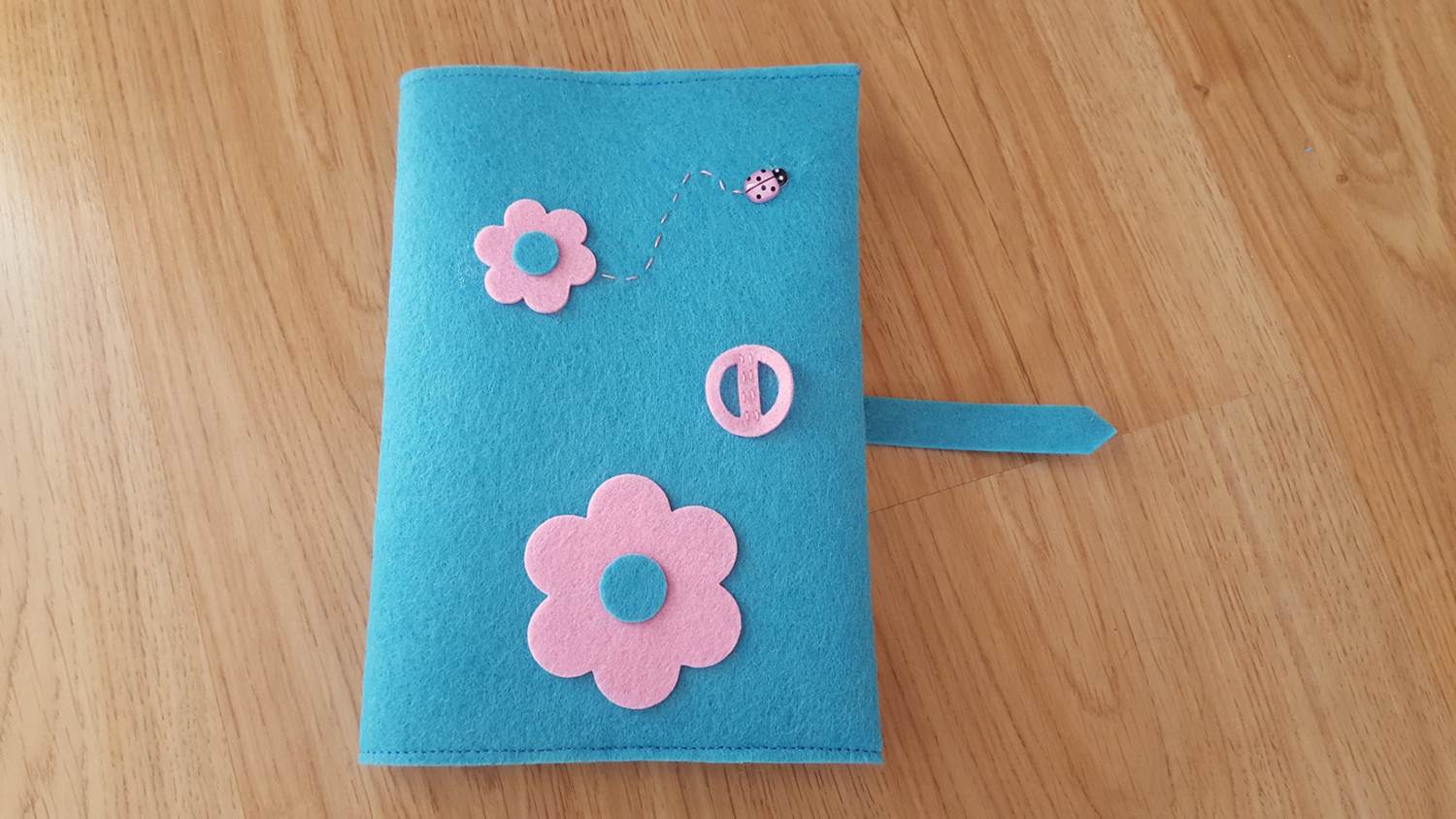 DIY Spring Felt Notebook Cover |Keeping it Real