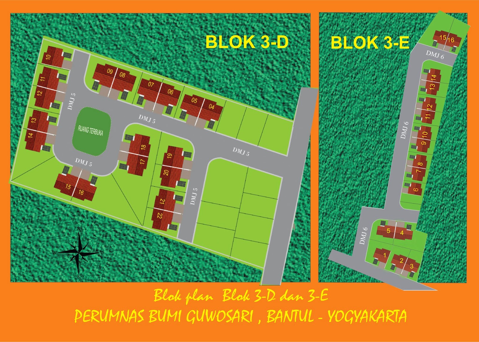 BLOK PLAN LOKASI YANG SEDANG DIBANGUN