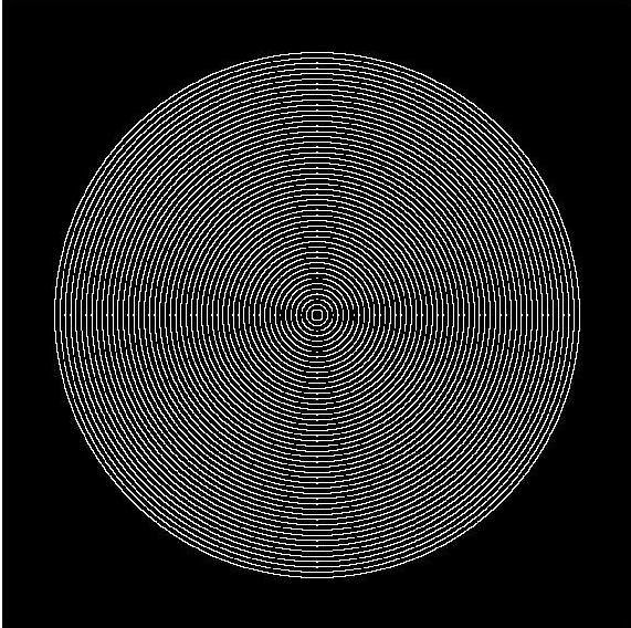 Optical Illusion Circle Image Processing