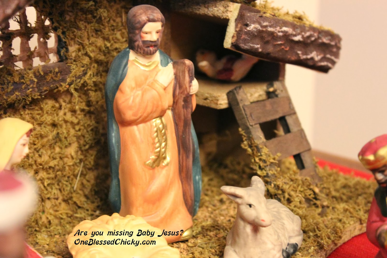 One Blessed Chicky: Are you missing Baby Jesus?