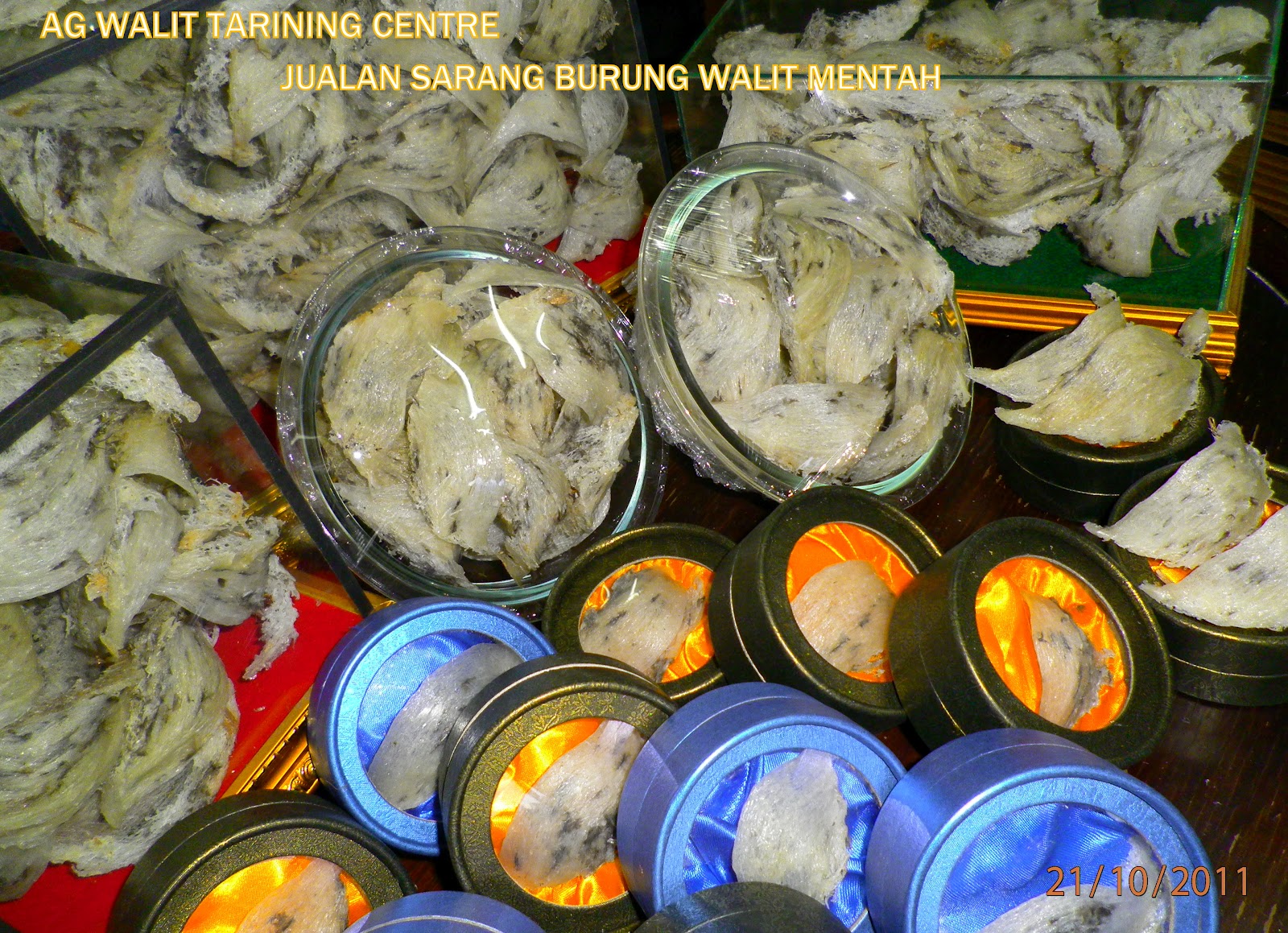 AG Walit Training Centre: Perkhidmatan Produk Sarang Burung Walit (SBW)