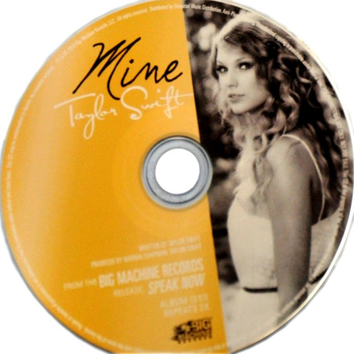 Single: Taylor Swift - Mine - Encartes Pop