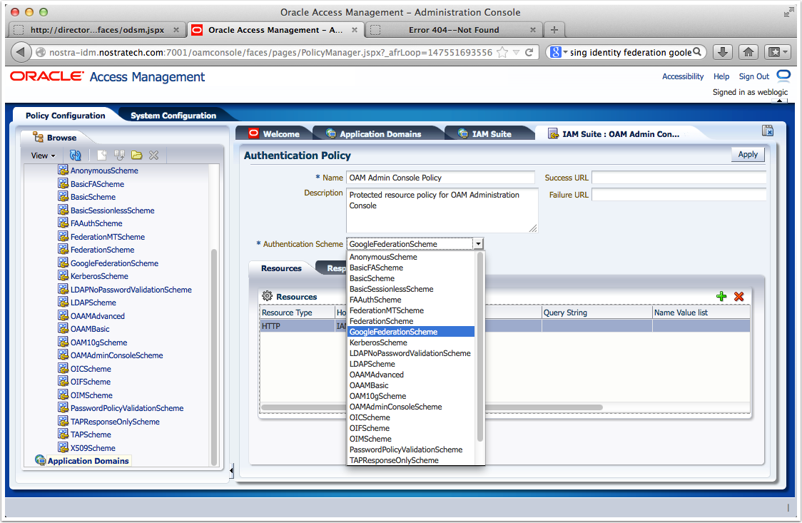 Nostra Technology: Integrasi Oracle Access Management (OAM) 11gR2 ...