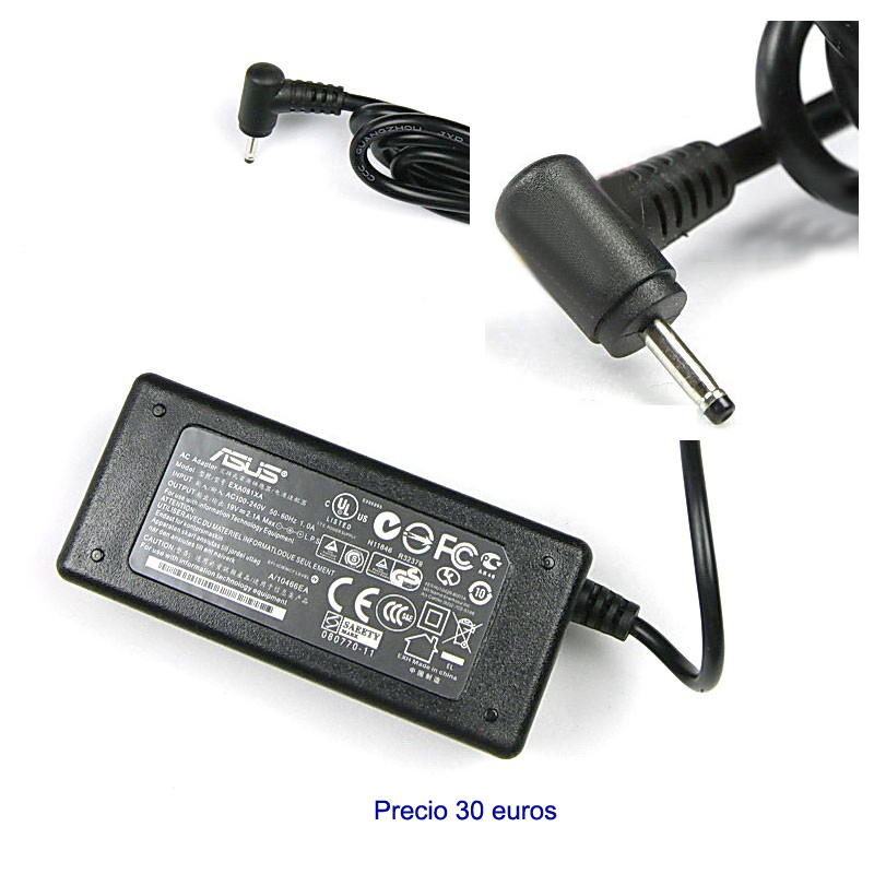 Cargadores portailes Asus: Cargador Asus 19v 2.1A 40W Cargadores portailes Asus: Cargador Asus 19v 2.1A 40W