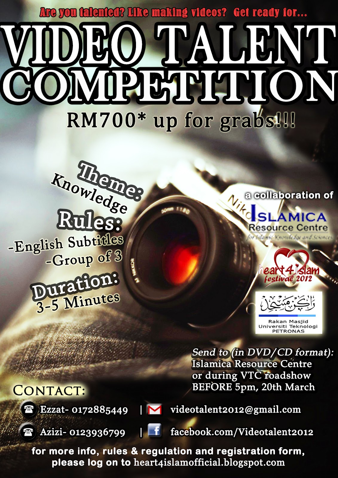 VIDEO TALENT COMPETITION | Official UTP i-Fest 2012 Site