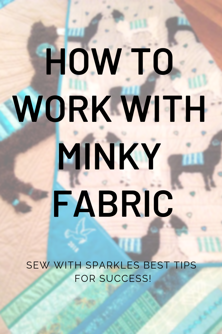 Minky is so soft and cuddly! Who wouldn't want a quilt with Minky ...