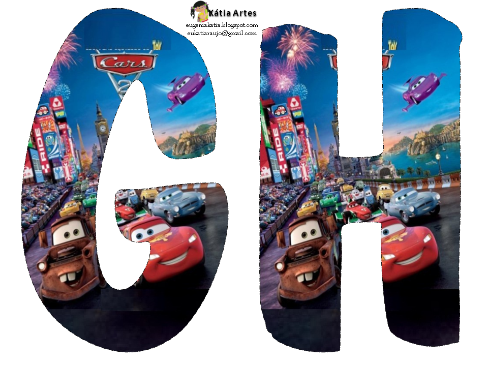 Alfabeto de Cars 2. - Oh my Alfabetos!