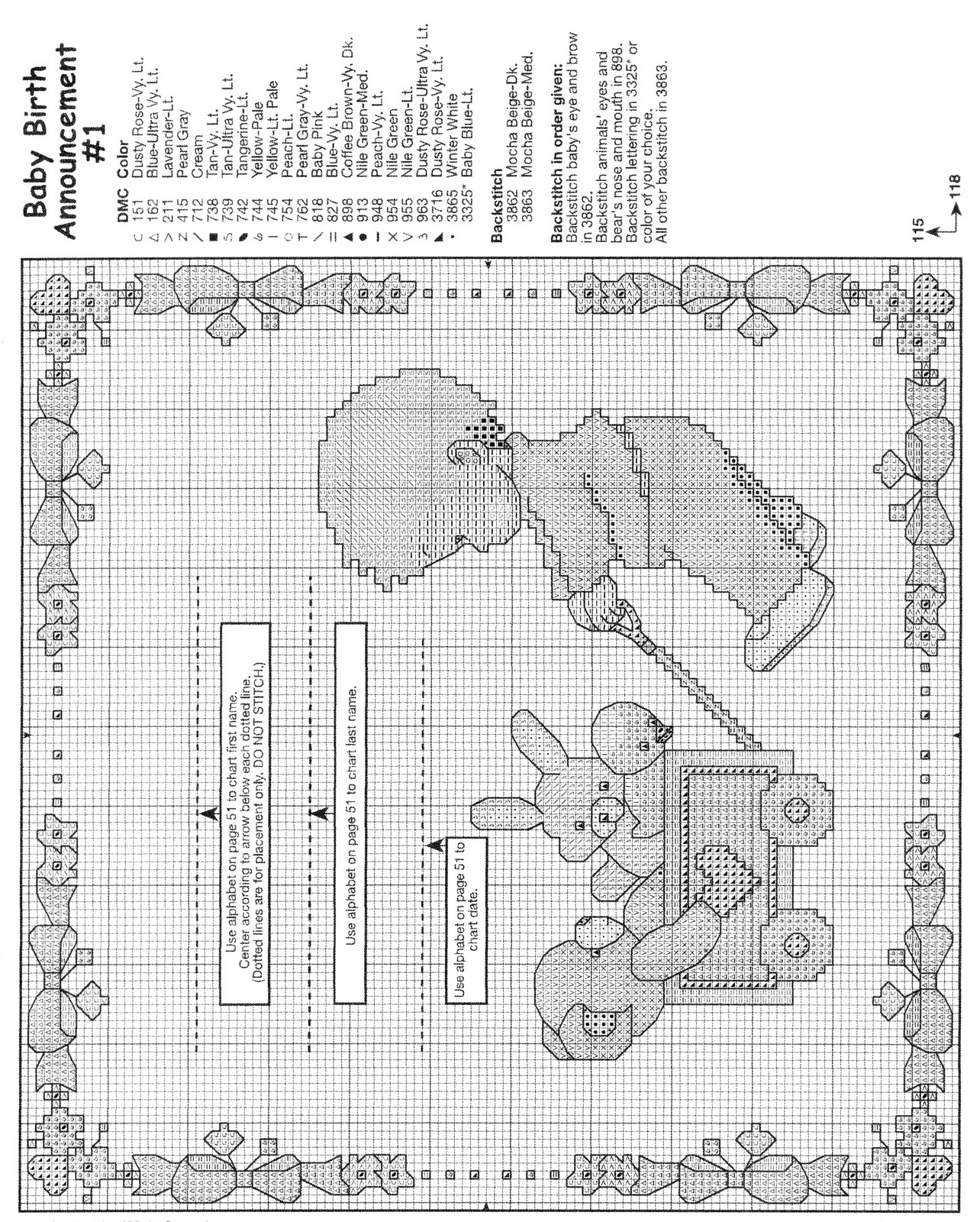 Creación Punto por Punto: Cuadros para bebé