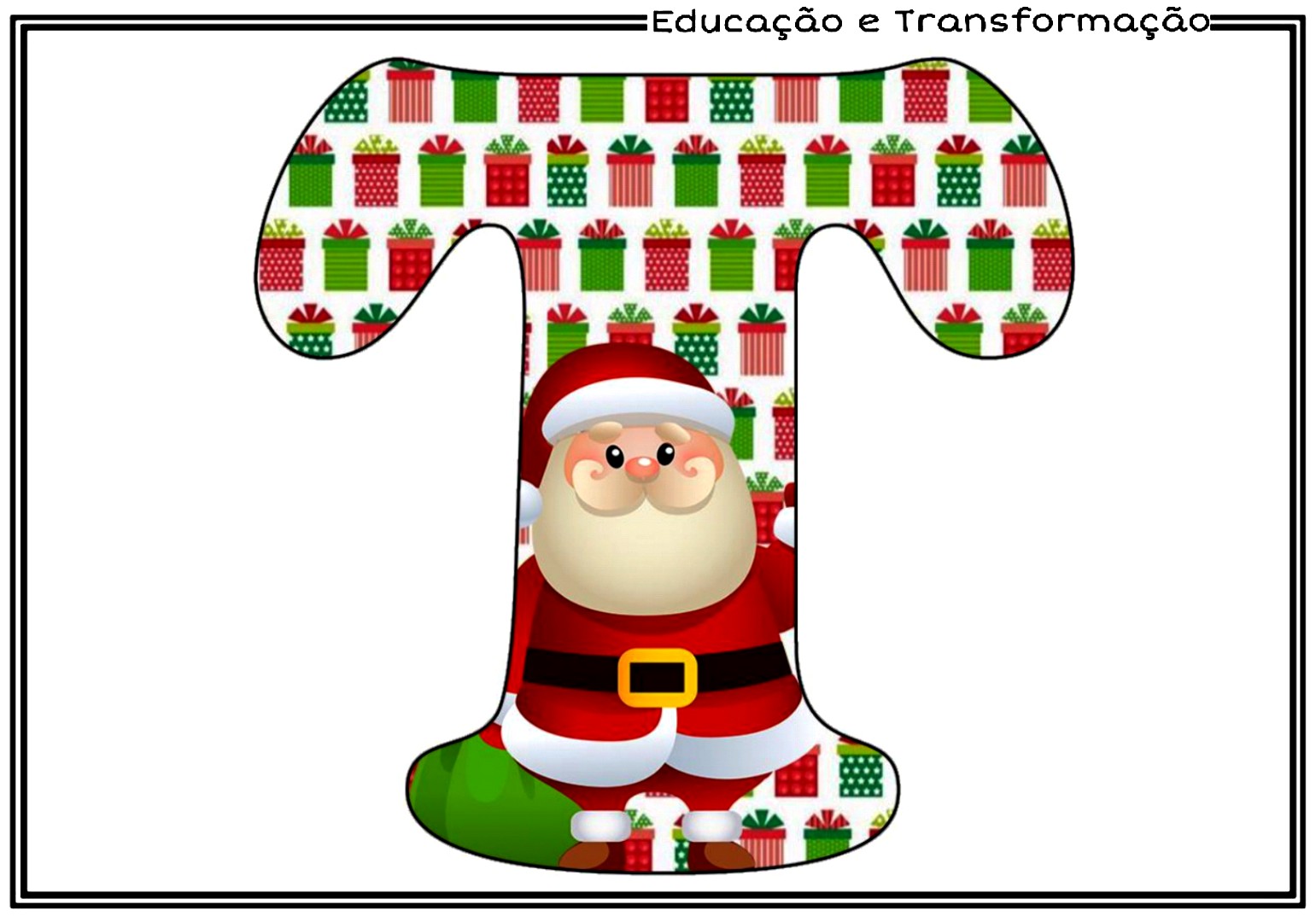 Natal: letras personalizadas Letras personalizadas com a temática ...