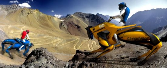 Motoblogn: Project Nomad Four Legged Motorcycle Concept