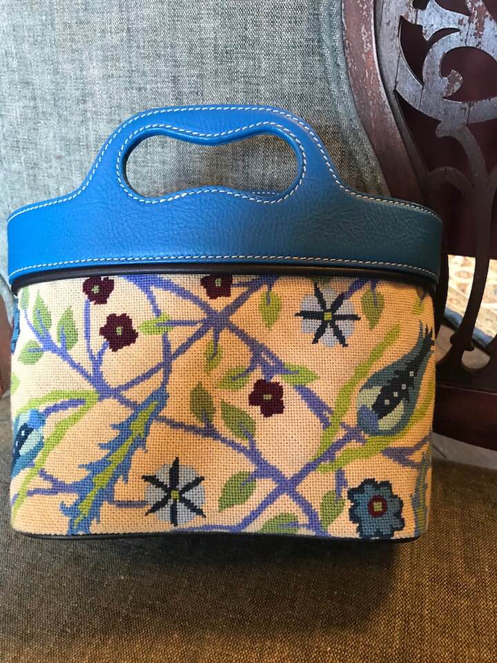 Horse Country Chic: Custom Needlepoint Handbag