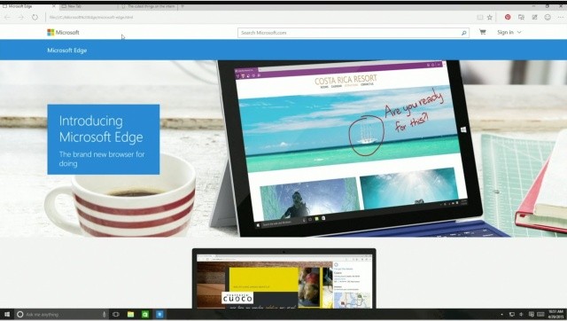 Discovering the Microsoft Edge Browser in Windows 10 - catchup360