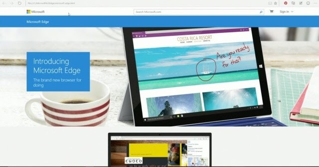 Discovering the Microsoft Edge Browser in Windows 10 - catchup360