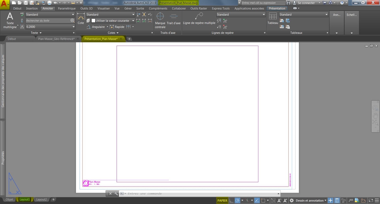 Revit-Mémo: Revit & Autocad 2019_Géo-Référencement & Présentation