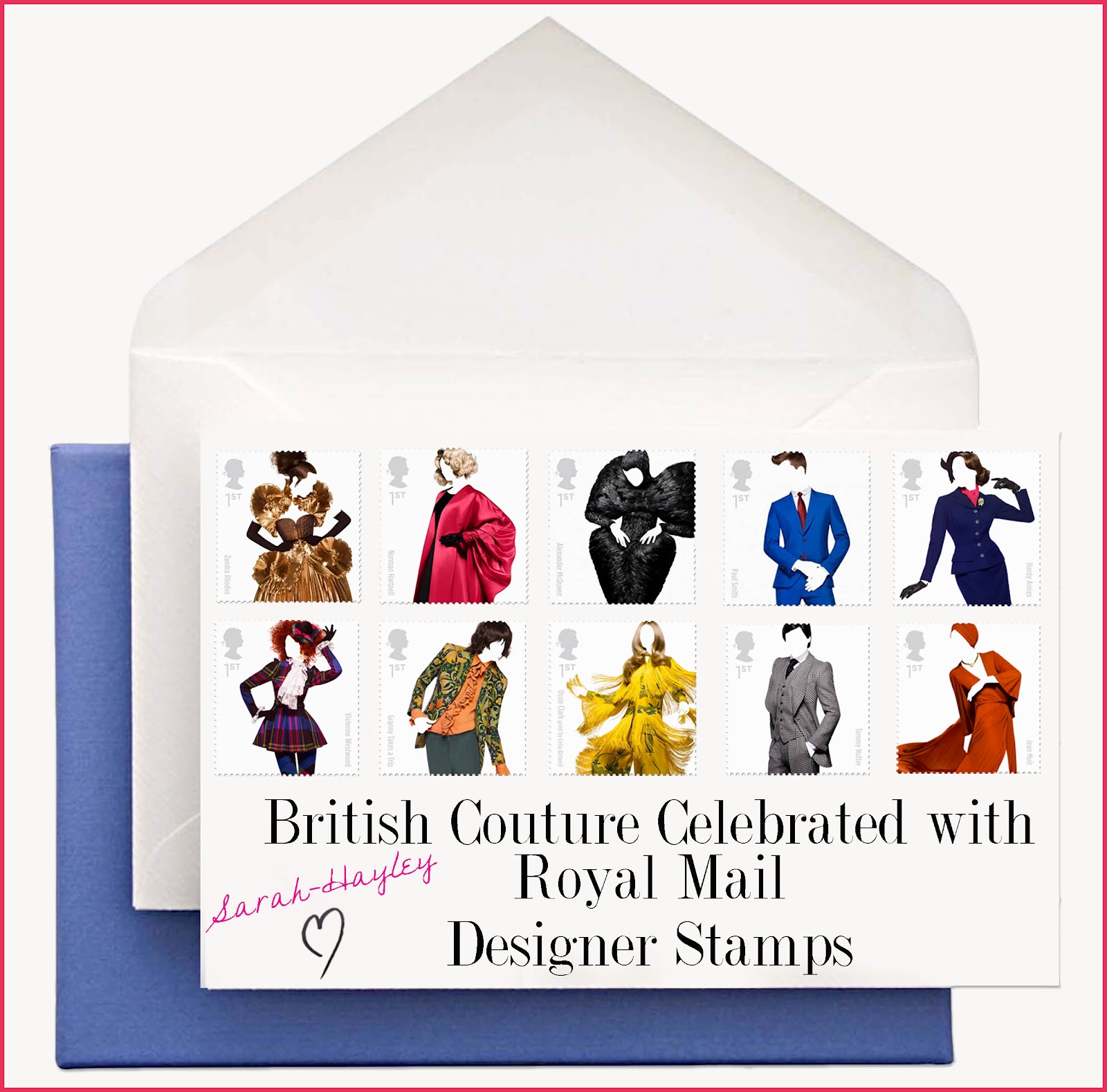Royal Mail Designer Stamps Celebrate 60 years of British Fashion - by ...