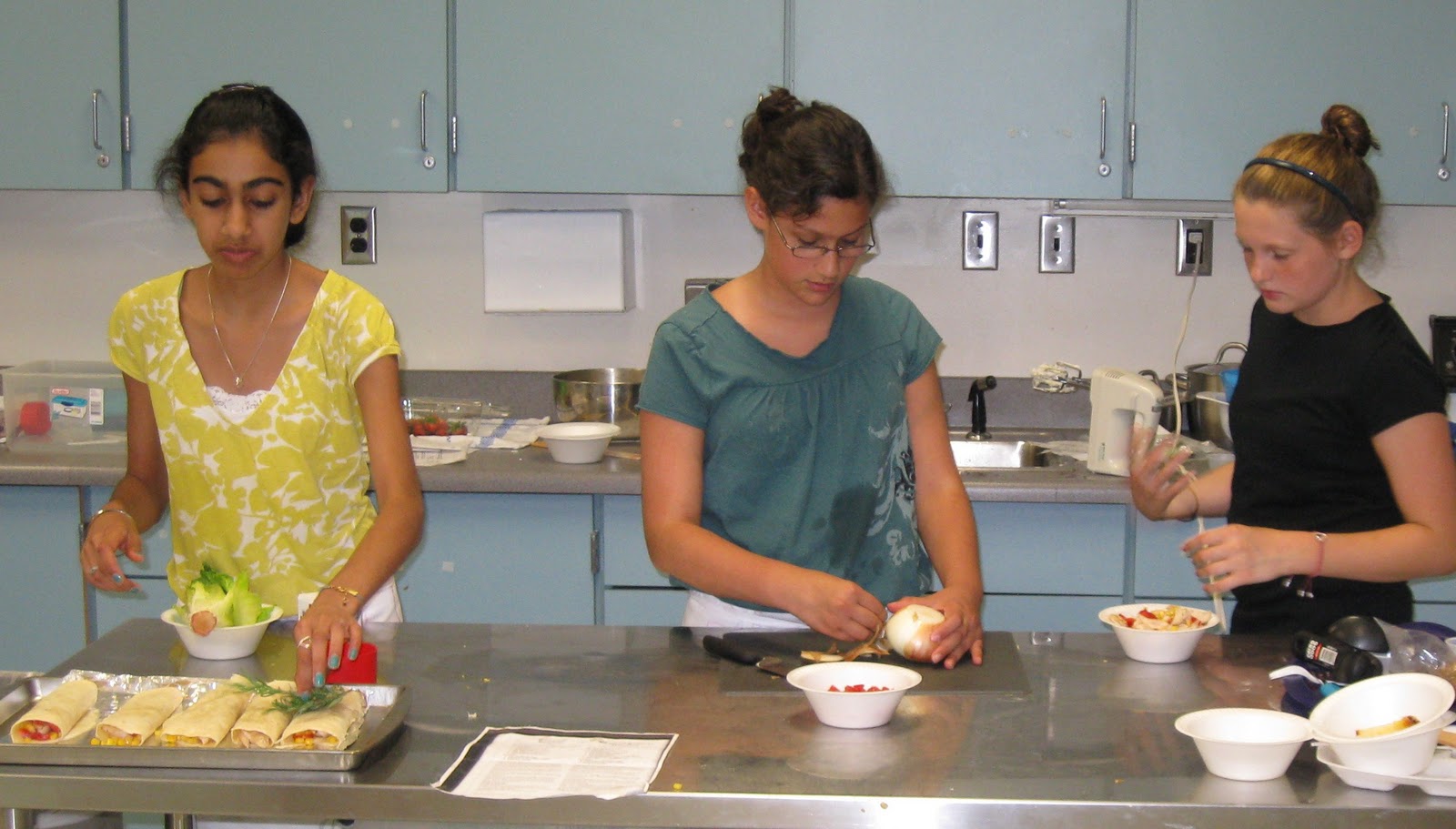 Cooking with Chef Alba : Food Pics from My Teen Cooking Class Challenges