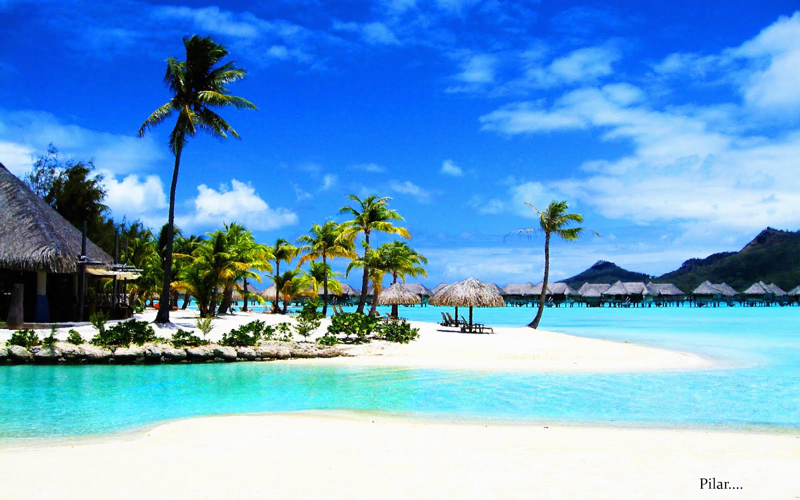 PILAR Y SUS COMPLICES: PLAYA PARADISIACA DE BORA.BORA