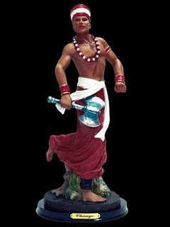 LOS SANTOS GUERREROS: CHANGO "SANTA BARBARA BENDITA"