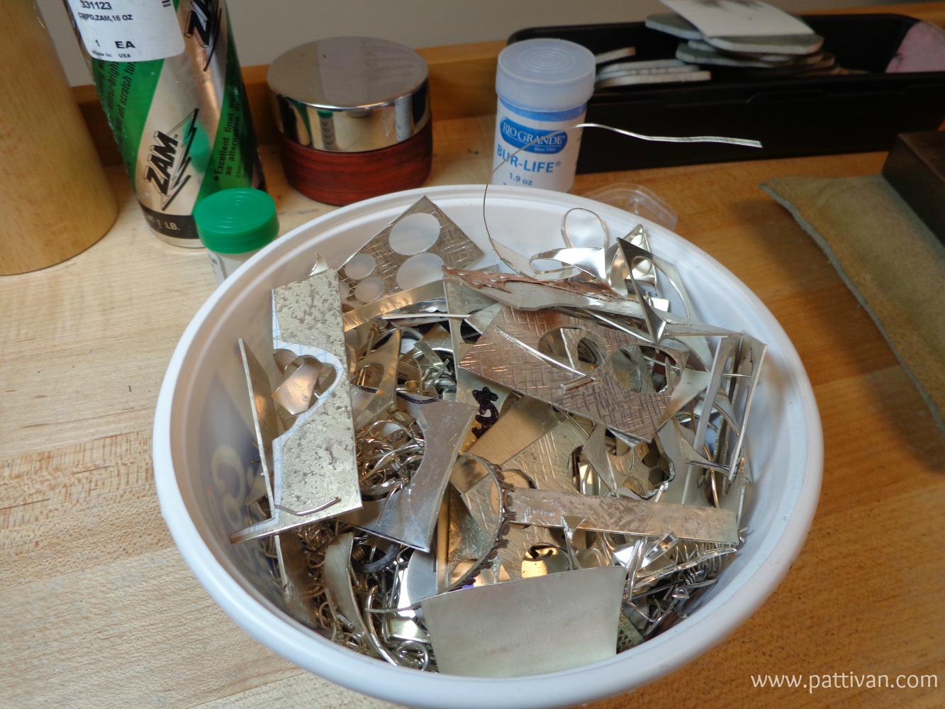 Love My Art Jewelry: What to do with all that silver scrap?
