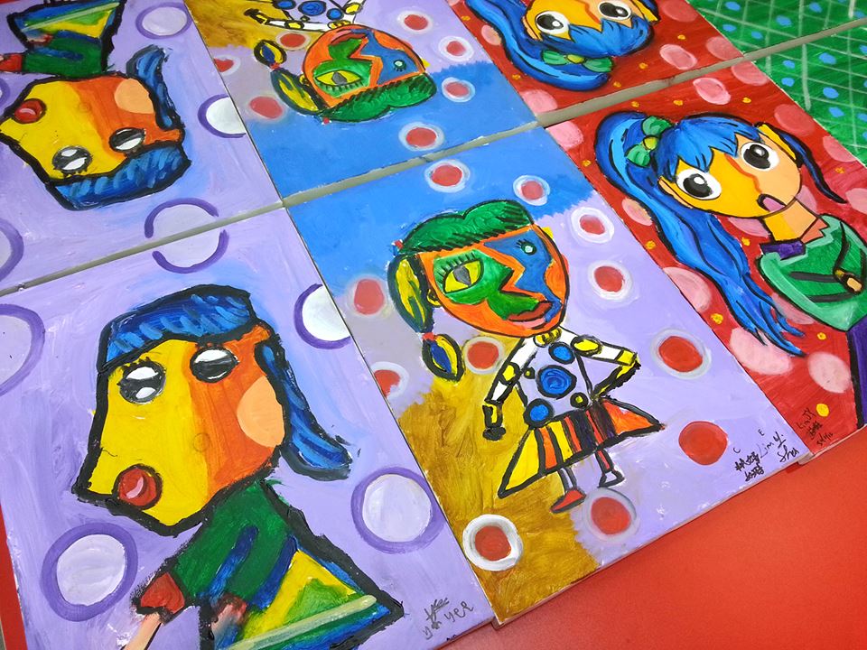 Easy Art Project For Kids - Picasso Cubist Portraits ~ Parenting Times
