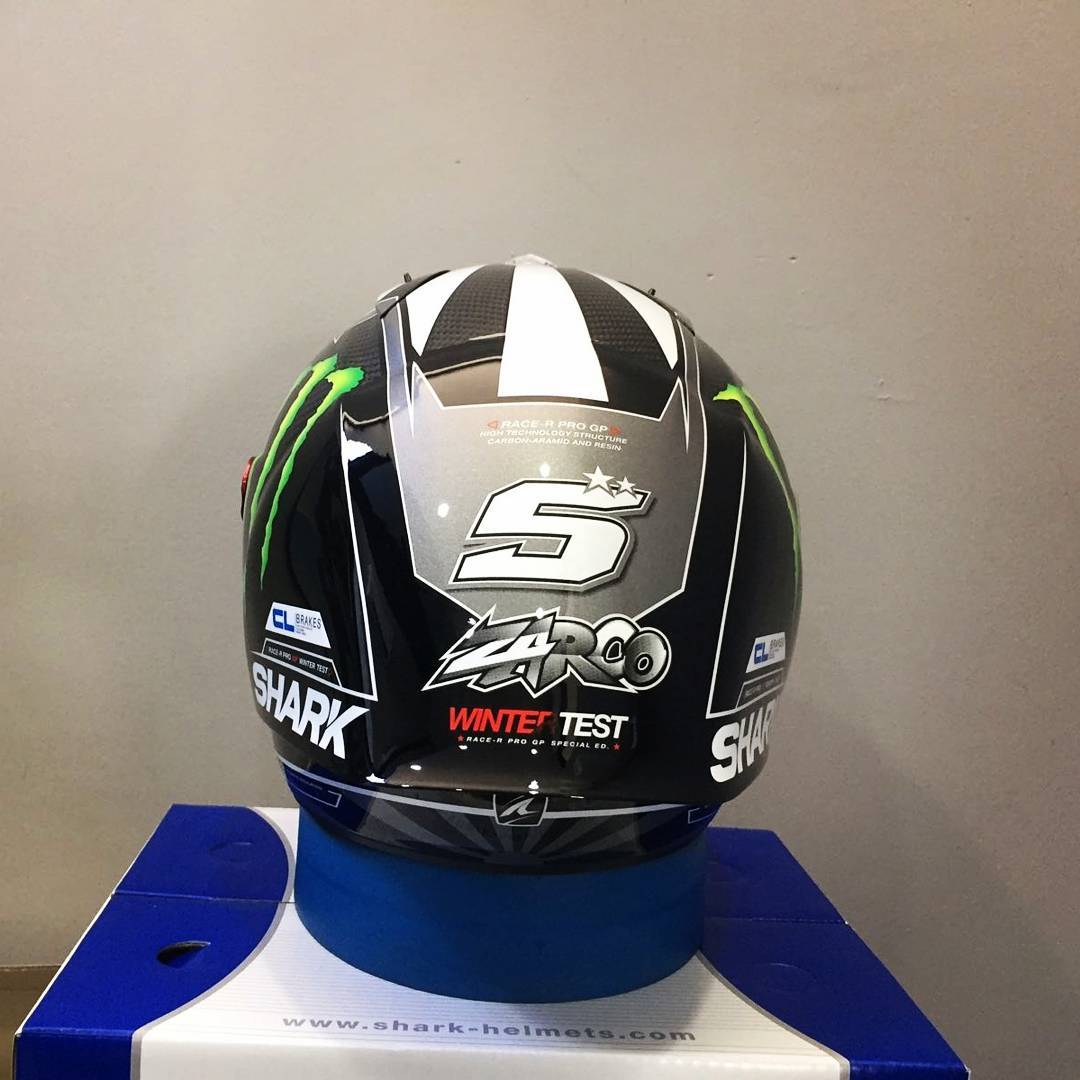 Racing Helmets Garage: Shark Race-R Pro GP J.Zarco Test Sepang 2018