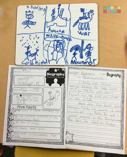 Teaching Second Graders to Write a Biography Report (Free Sample!)