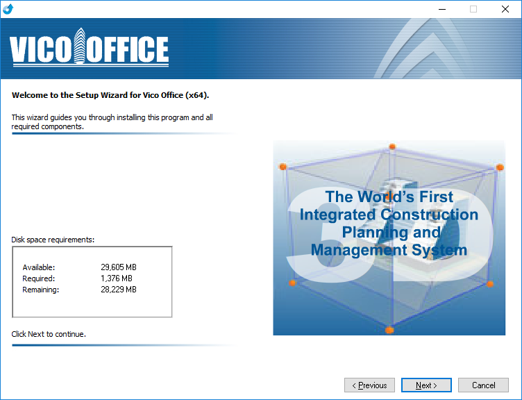 [ 건축환경 ] Vico Office | 비코오피스 ] 1. 설치하기