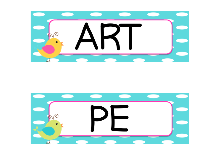 Classroom Decor & More: A Little Birdie Told Me So Theme