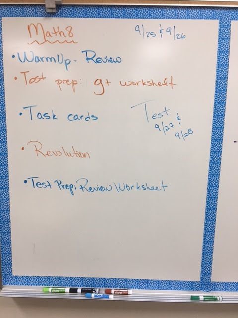 Miss Grandbois' Math Class