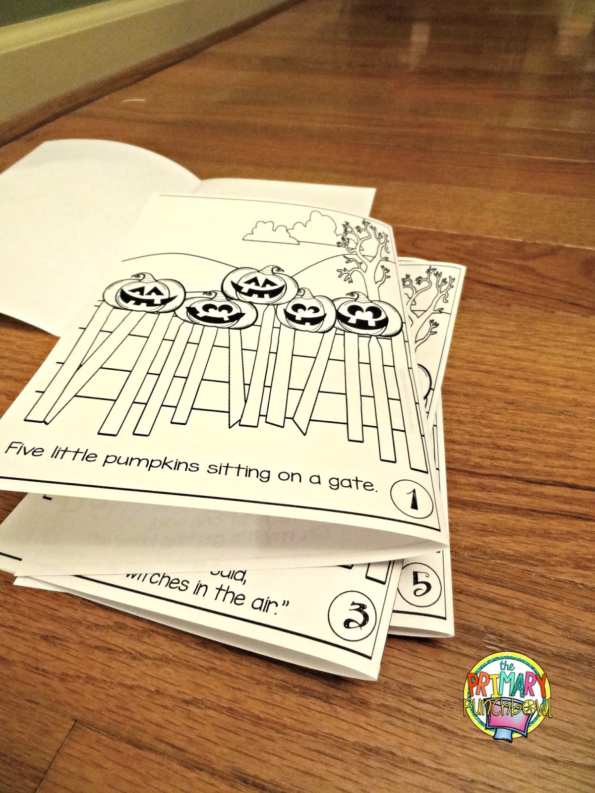 Five Little Pumpkins + A Freebie - The Primary Punchbowl