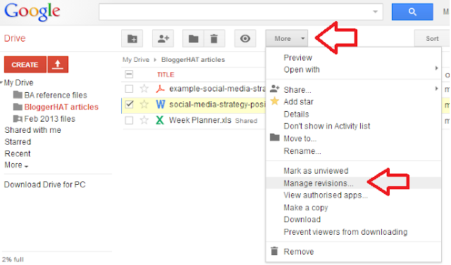 How to replace a file in Google Drive with a new version | Blogger ...
