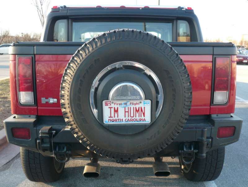 Hummers Online: Hummer License Plates