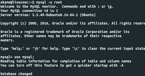 Cara Mudah Reset Password Root MySQL - LinuxSec