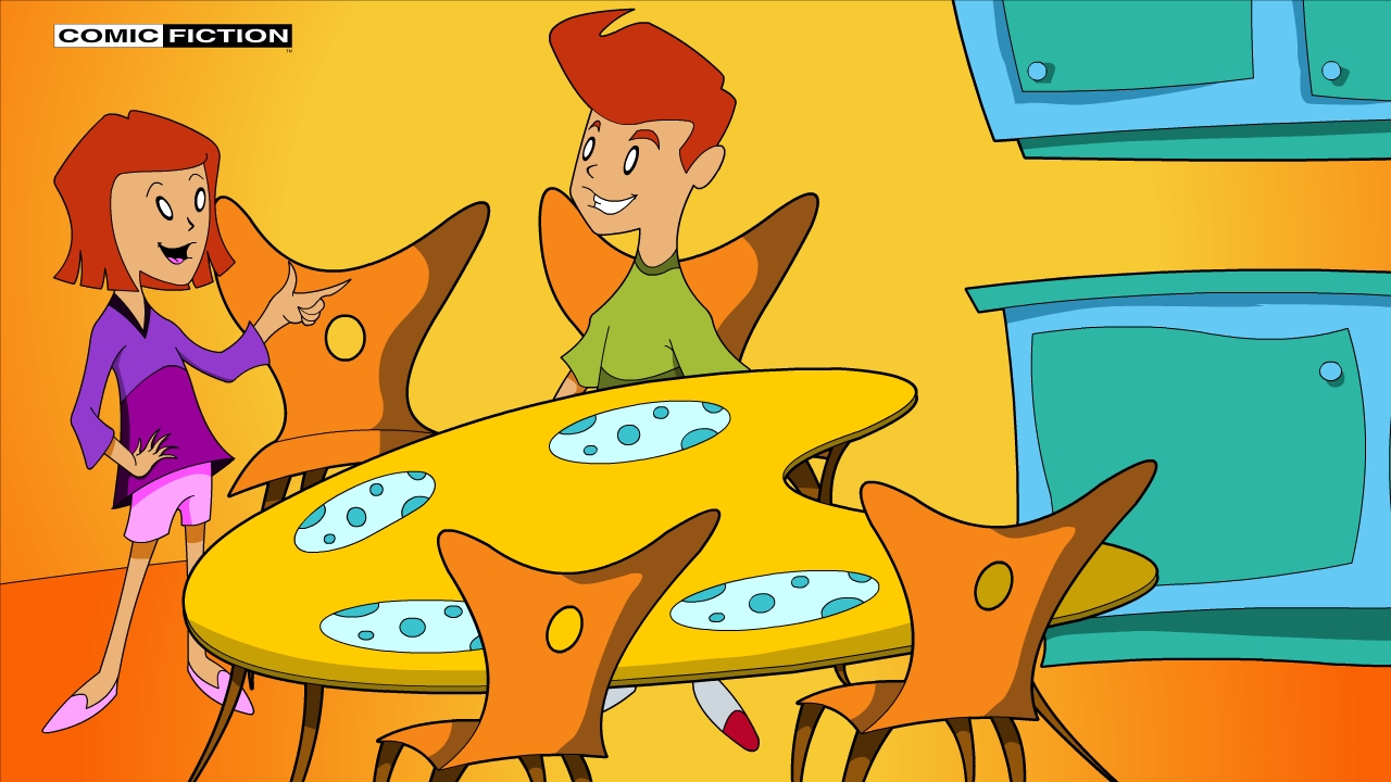 COMIC FICTION details: 50s Style Animation Art