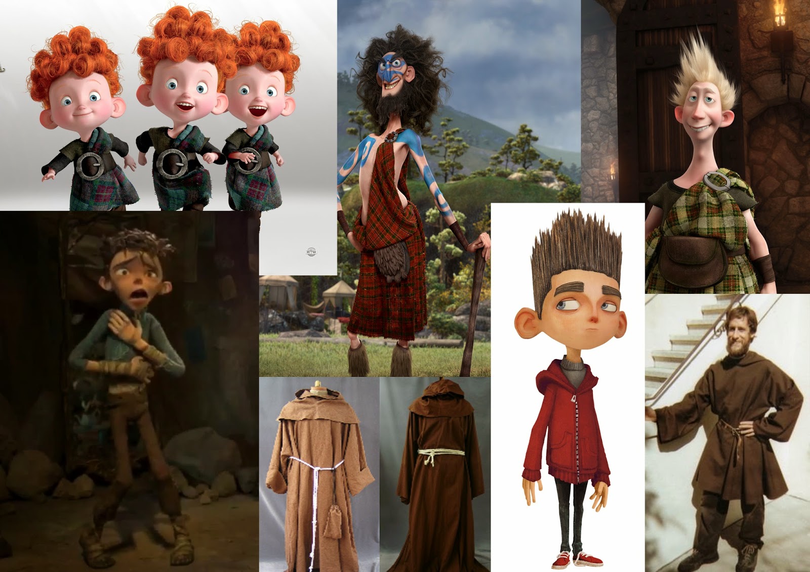 Character mood board template - statbars