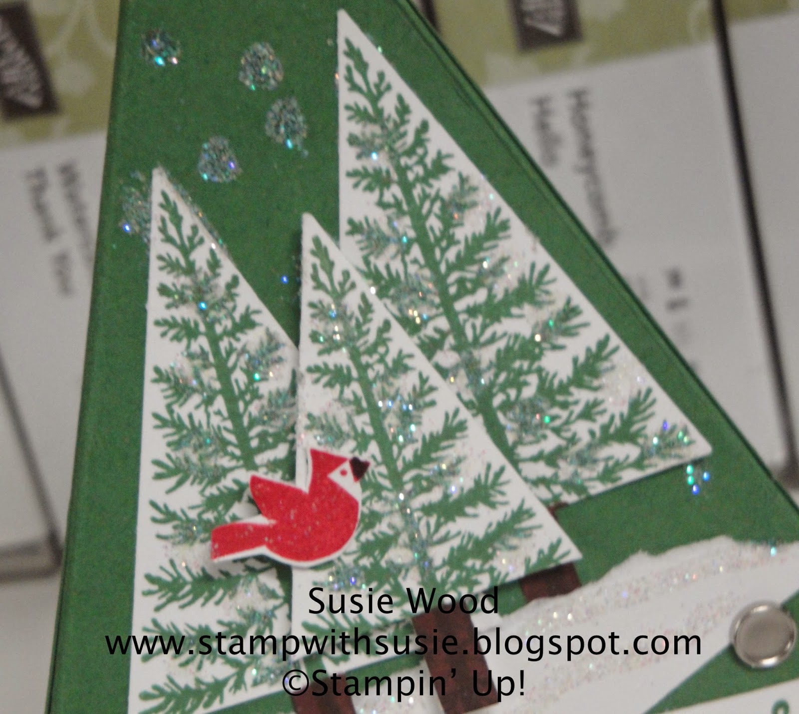 Stamp with Susie: A pyramid "Tree" card
