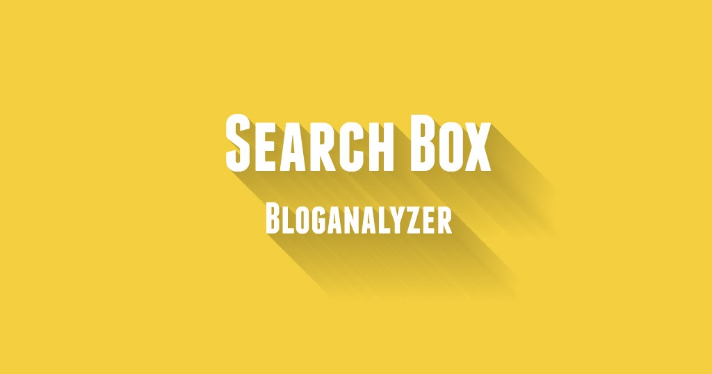 Modern Search Boxes for Blogger