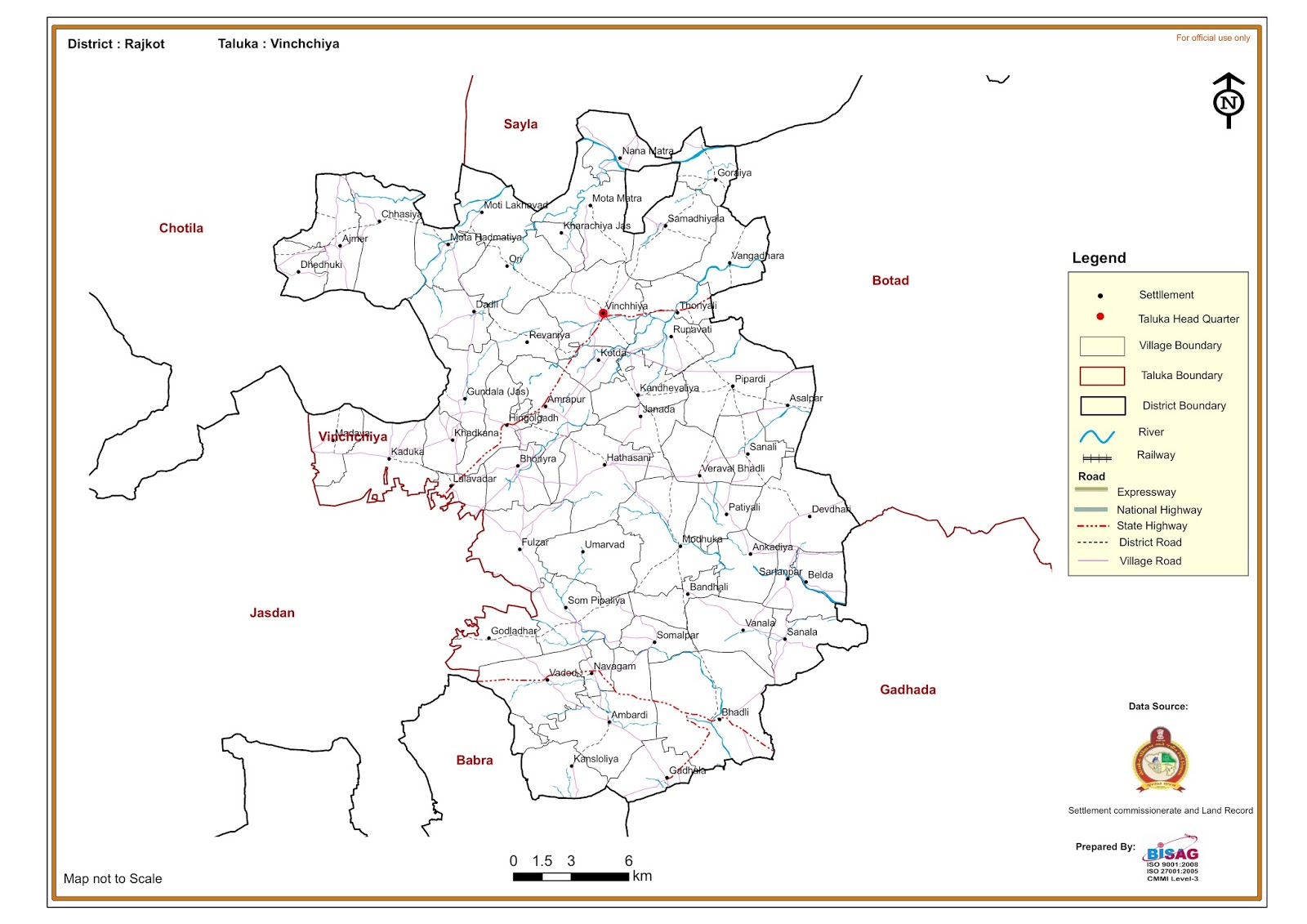 Arya Education: Rajkot taluka map