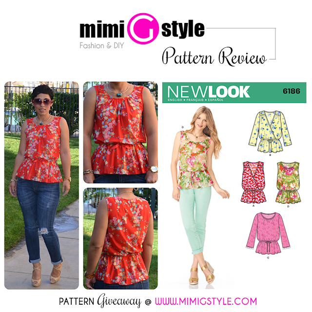 New Look 6186 Pattern Review + Giveaway! |Fashion, Lifestyle, and DIY