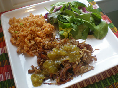 Crockpot Wednesday: Mexican Rice & Carnitas - Munchie Musings