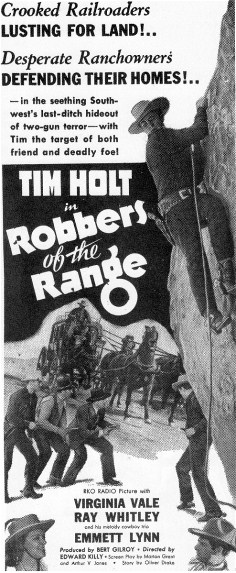 .: Robbers of the Range - Edward Killy - 1941