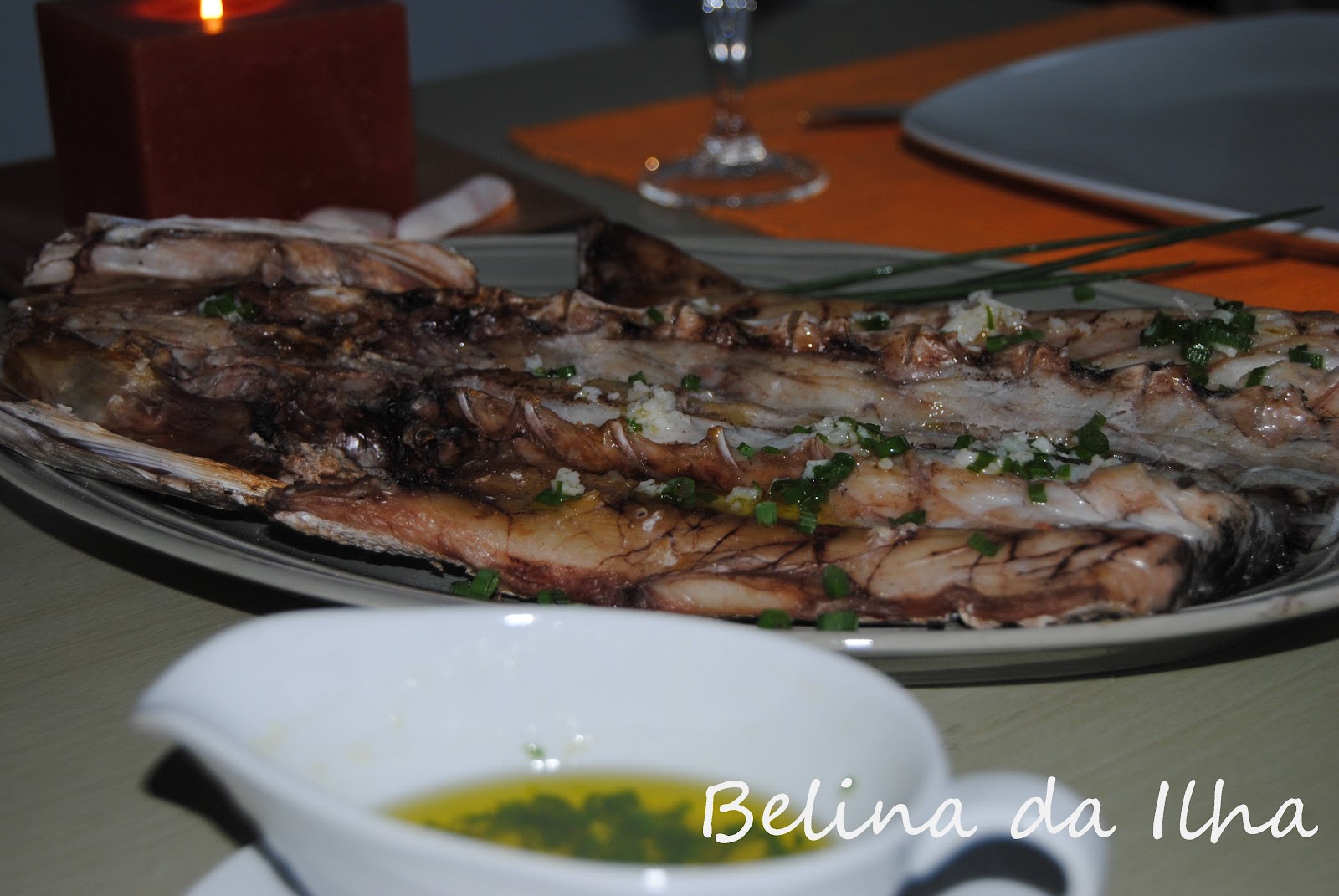 Belina da Ilha: Bicuda grelhada na brasa