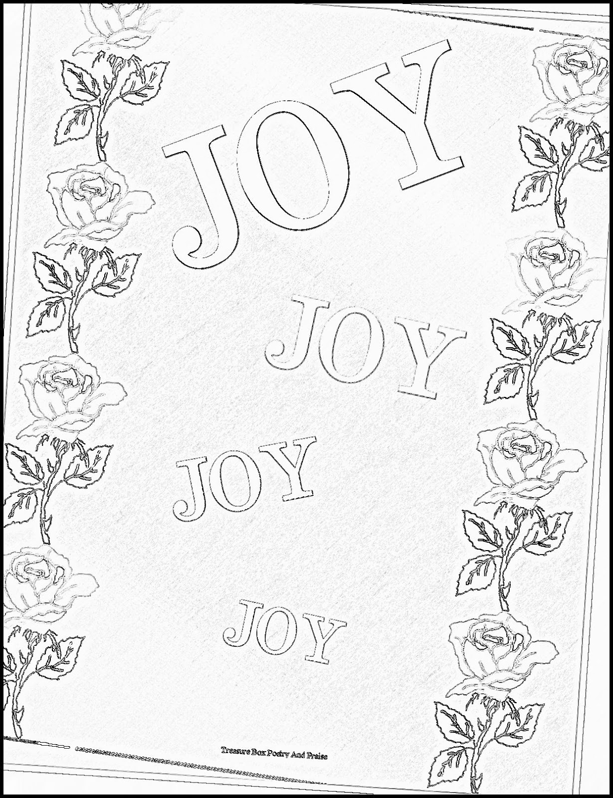 The Word Joy Coloring Pages Coloring Pages