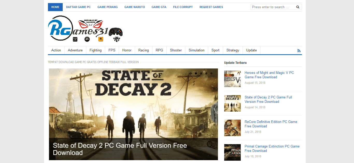 8 Situs Website Tempat Download Game PC Gratis dan Terlengkap - Sociawave