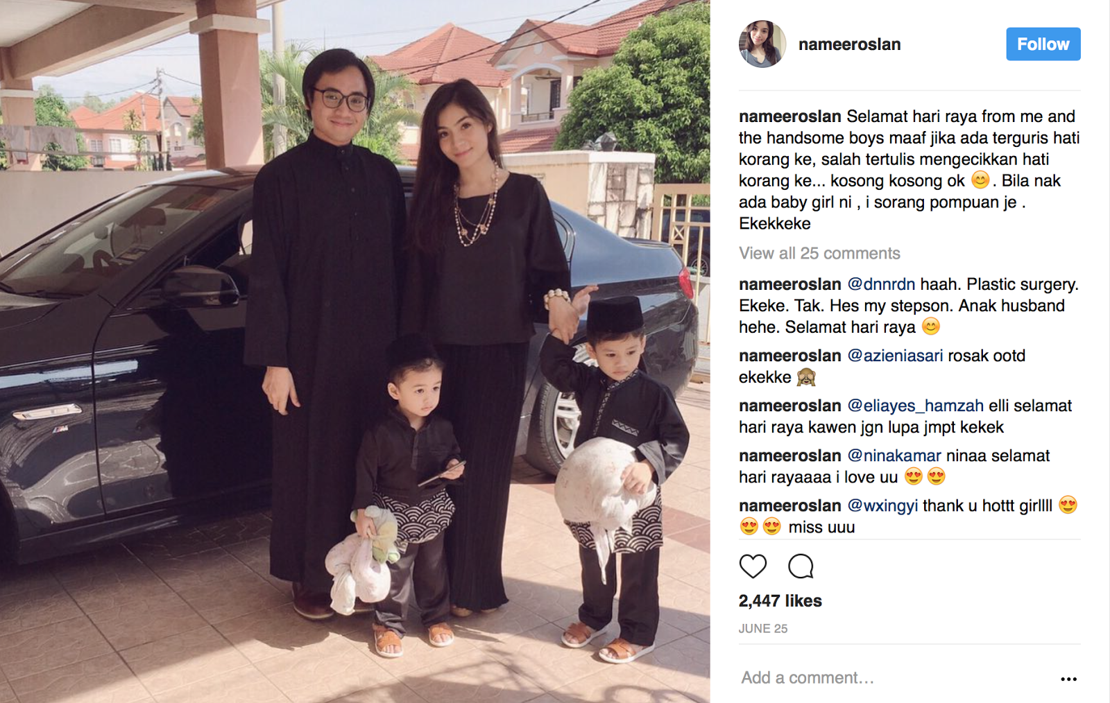 Namee Roslan Ada Anak Tiri?