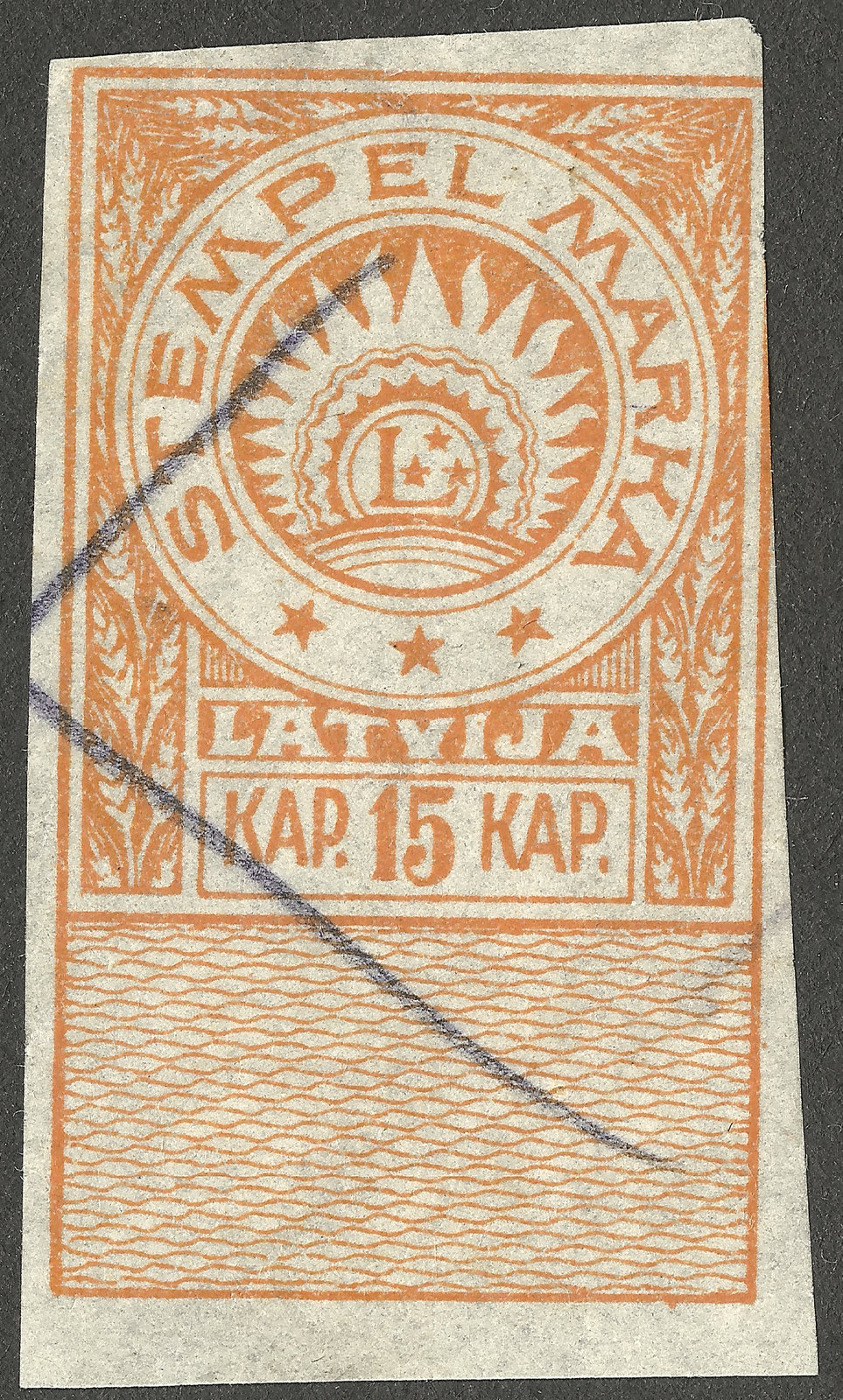 vv...The Collector's daughter: Latvian-Stempel Marka- Document Stamps ...